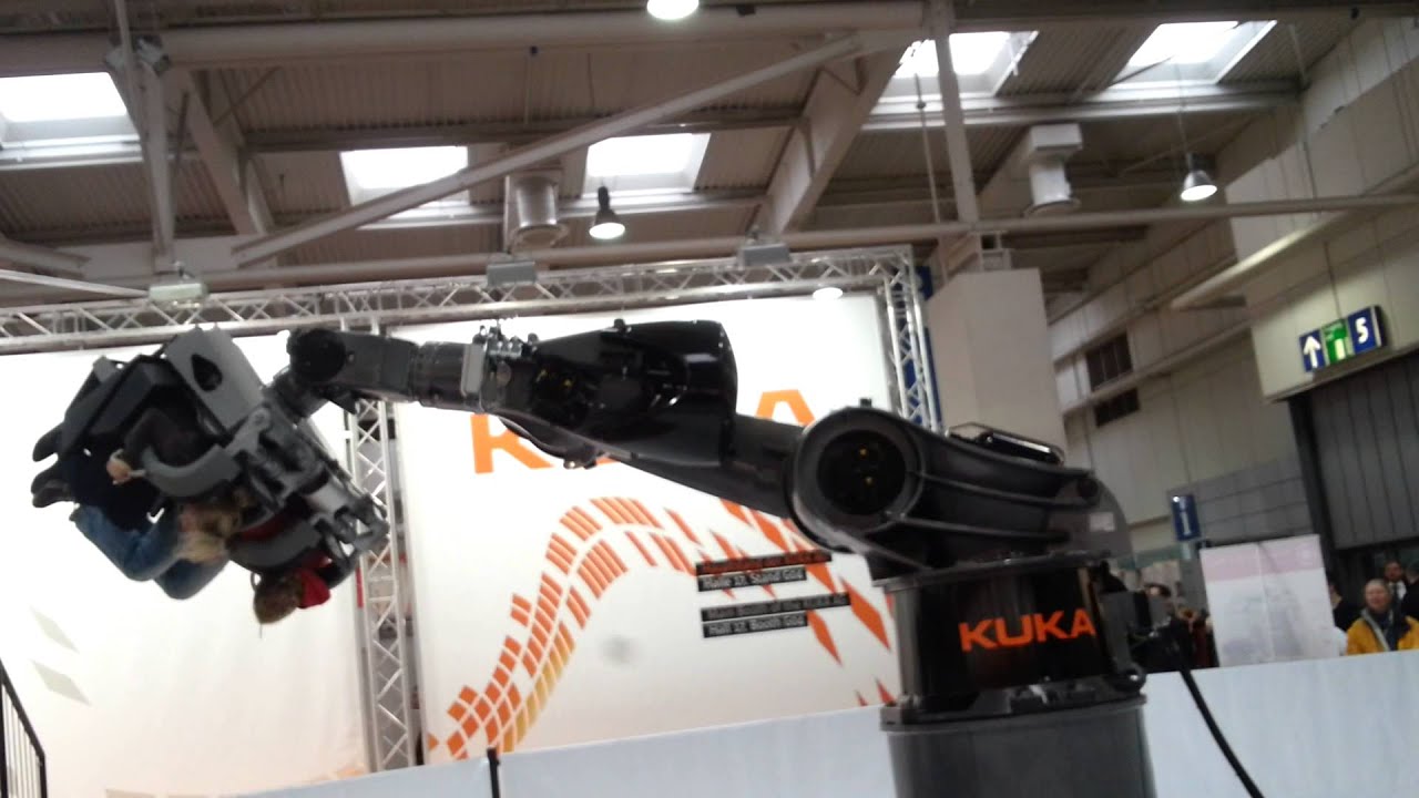 KUKA Robocoaster - Hannover Messe 11.04.2013