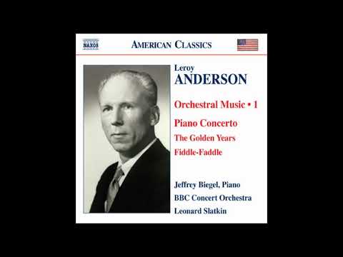 PIANO CONCERTO IN C MAJOR (Anderson) - BBC Concert Orchestra/Leonard Slatkin,piano Jeffrey Biegel