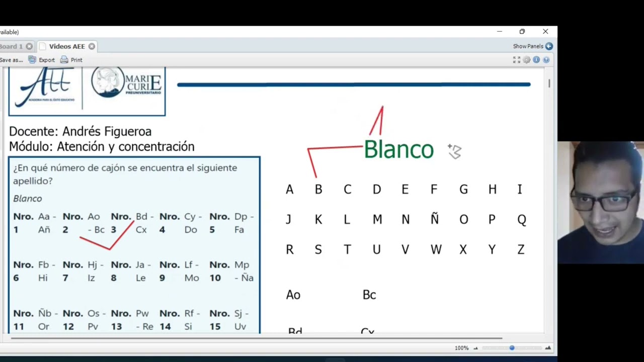 Atención y concentración ejercicio N7