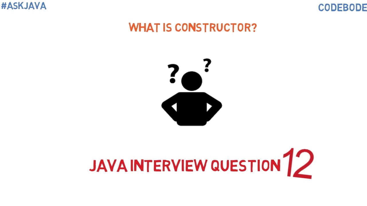What is Constructor | Types Of Constructors | Java Interview Question | Ask Java | Code Bode