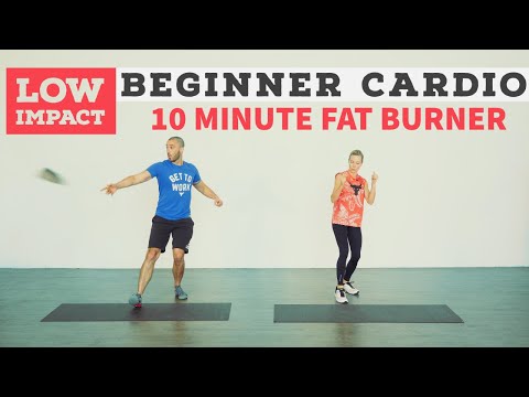 10 minute LOW IMPACT fun cardio workout. No equipment.