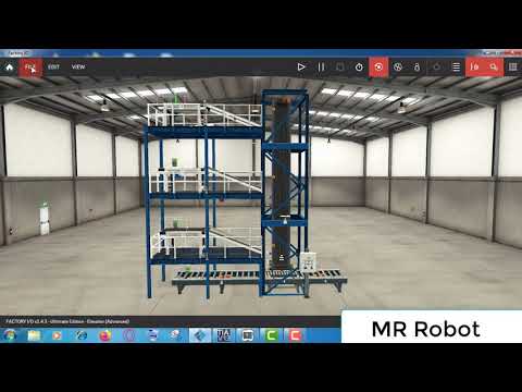 Elevator Advanced Factory I/O linked with Tia portal V13 (with code file )