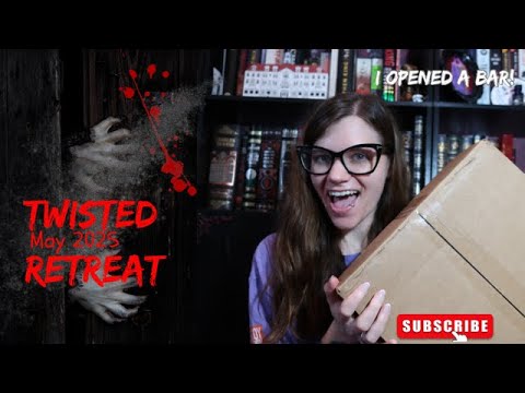 Twisted Retreat Book Box Unboxing: May 2025 (I Opened A Bar!) | Violet Prynne