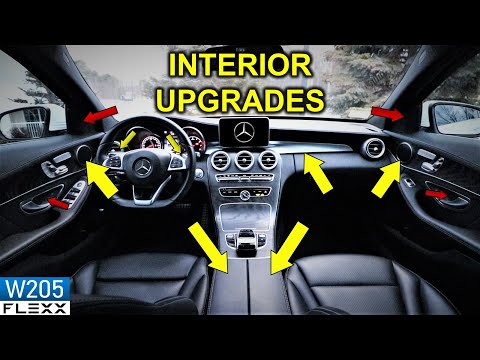 Inexpensive Upgrades to the 2015+ Mercedes W205 C-Class interior.