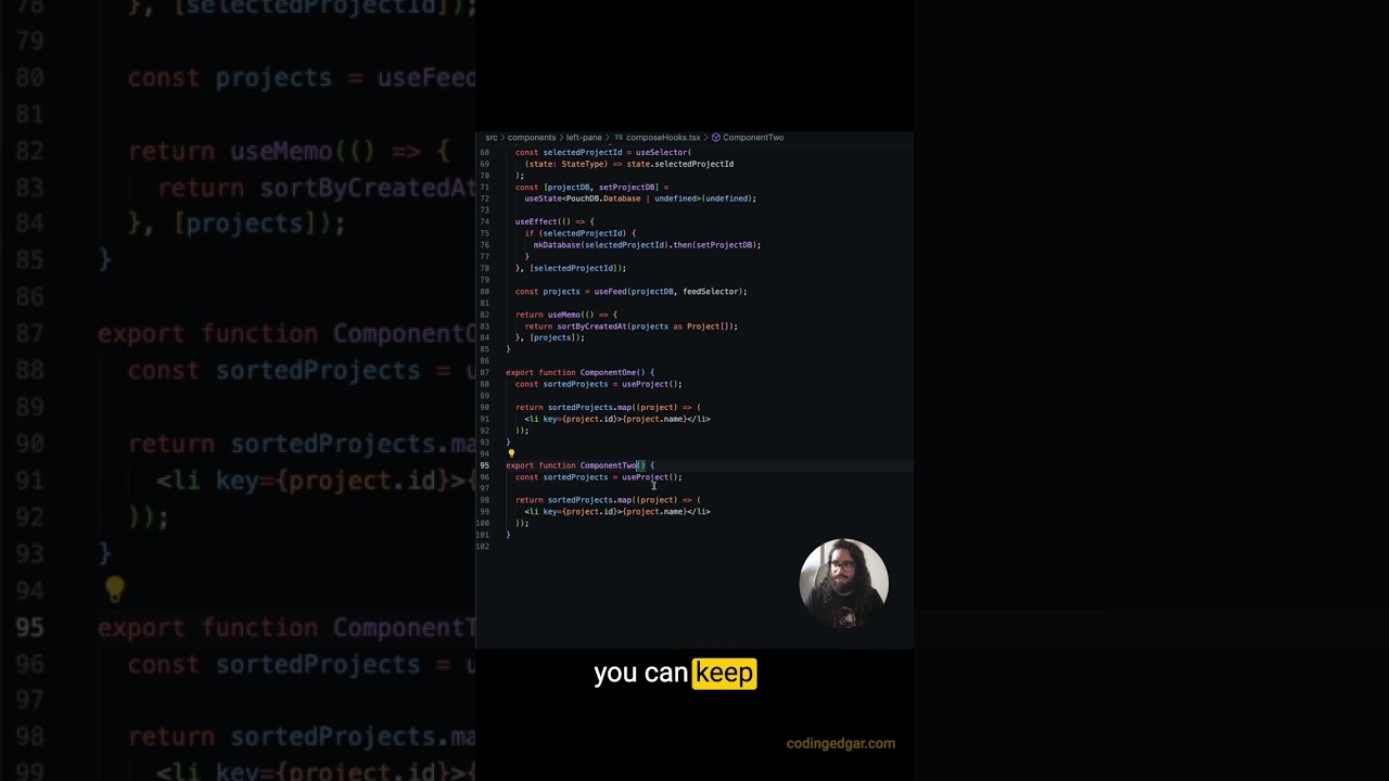 Stack React Hooks for cleaner code