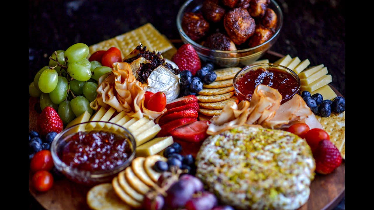 Simple  Charcuterie cheese board