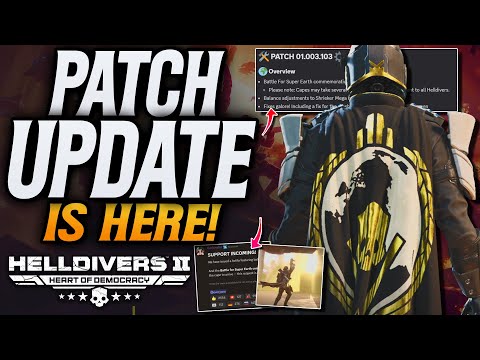Helldivers 2 New Patch Update! Free Cape & Leviathans Fixed!
