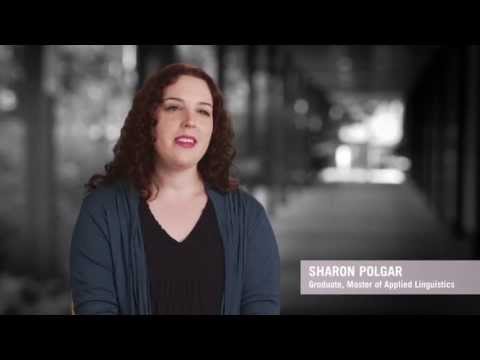 Master of Applied Linguistics graduate, Sharon Polghar