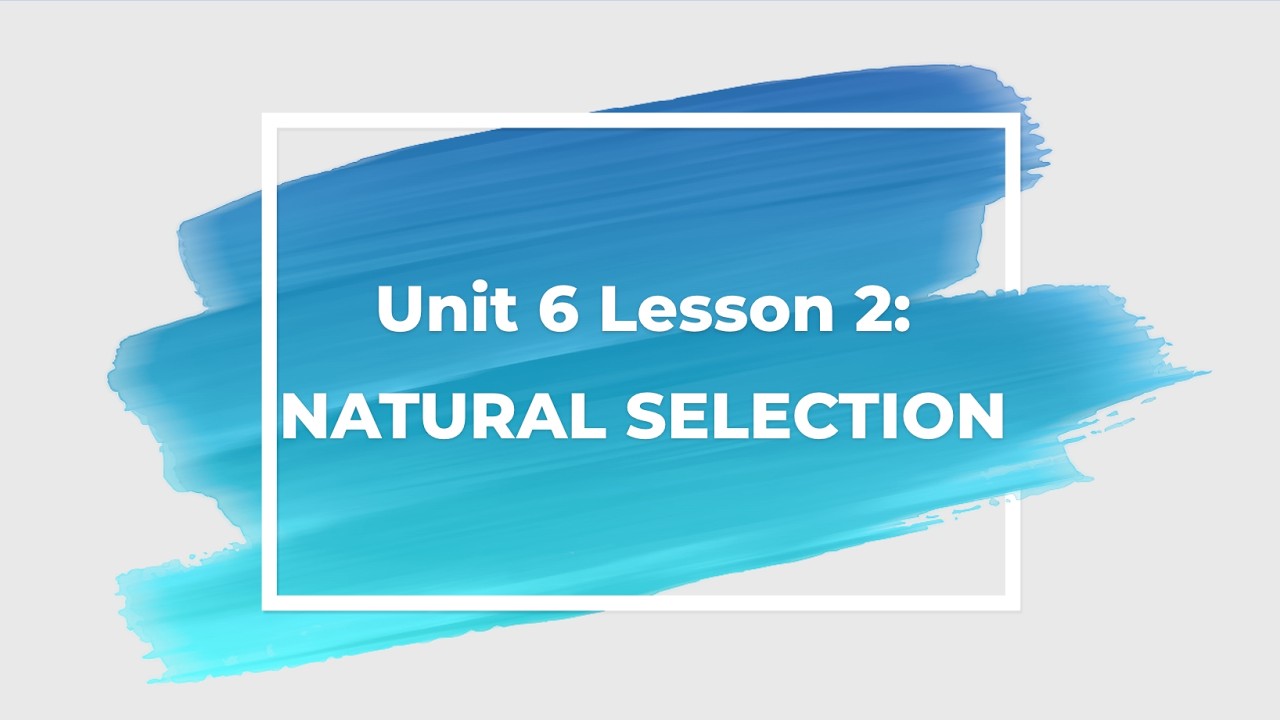 U6L2: Natural Selection