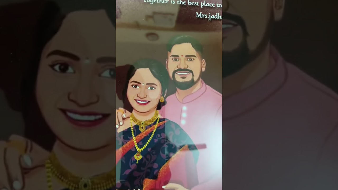 A4 frame. DM for orders.whatsapp -9321362005 #tagyourlove❤  #coupleframe #vectorportraitillustration