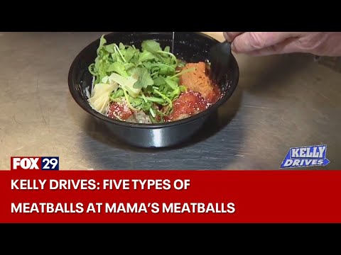 Five Types of Meatballs at Mama’s Meatballs and Pizzeria