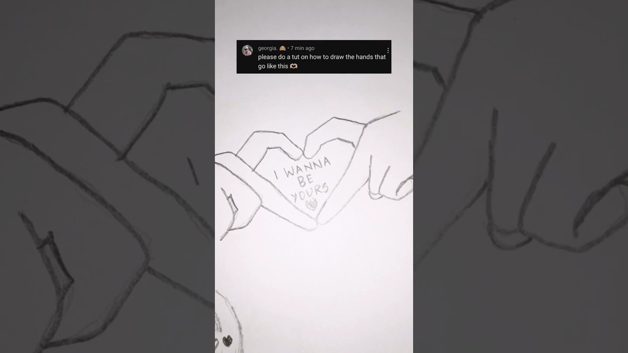 Hand Heart Drawing Tutorial | The Busy Pencil