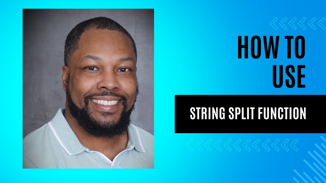 How to use the string split function in SQL