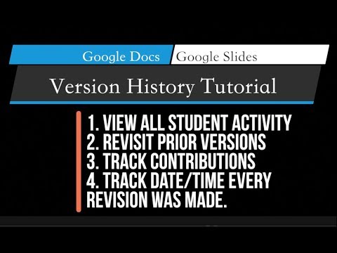 Google Doc Version History Tutorial - How to Track Every Keystroke and Restore Old Versions