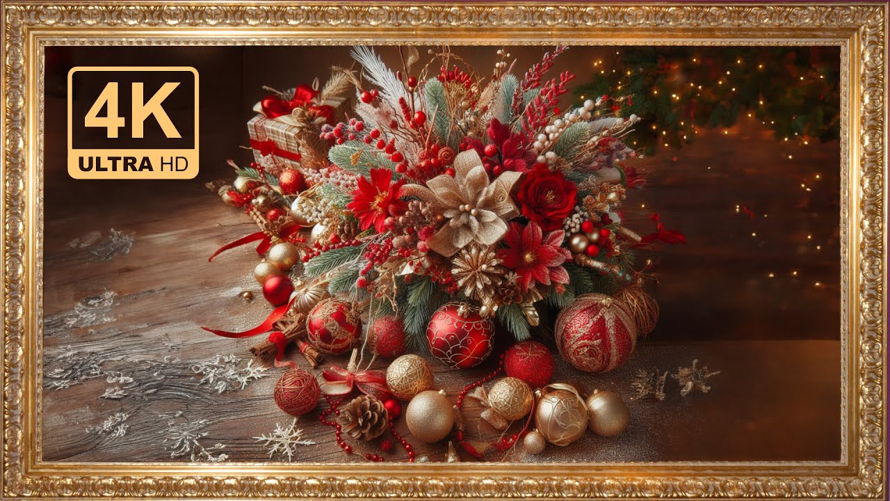 🎉 New Year's Dream: 1 Hour 4K TV Art Wallpaper Adventure! 🎨