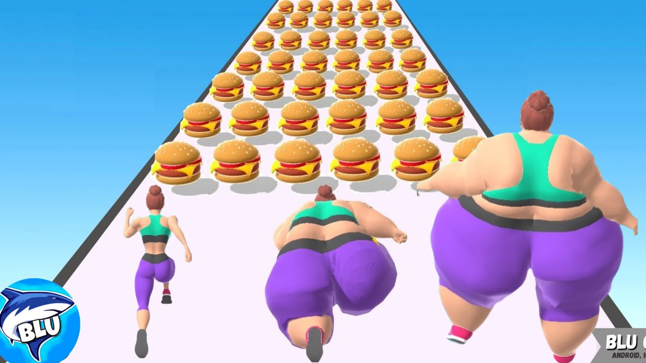 TikTok Gameplay Video 2023 - Satisfying Mobile Game Max Levels: Fat 2 Fit, Ball Run 2048 New Up 2