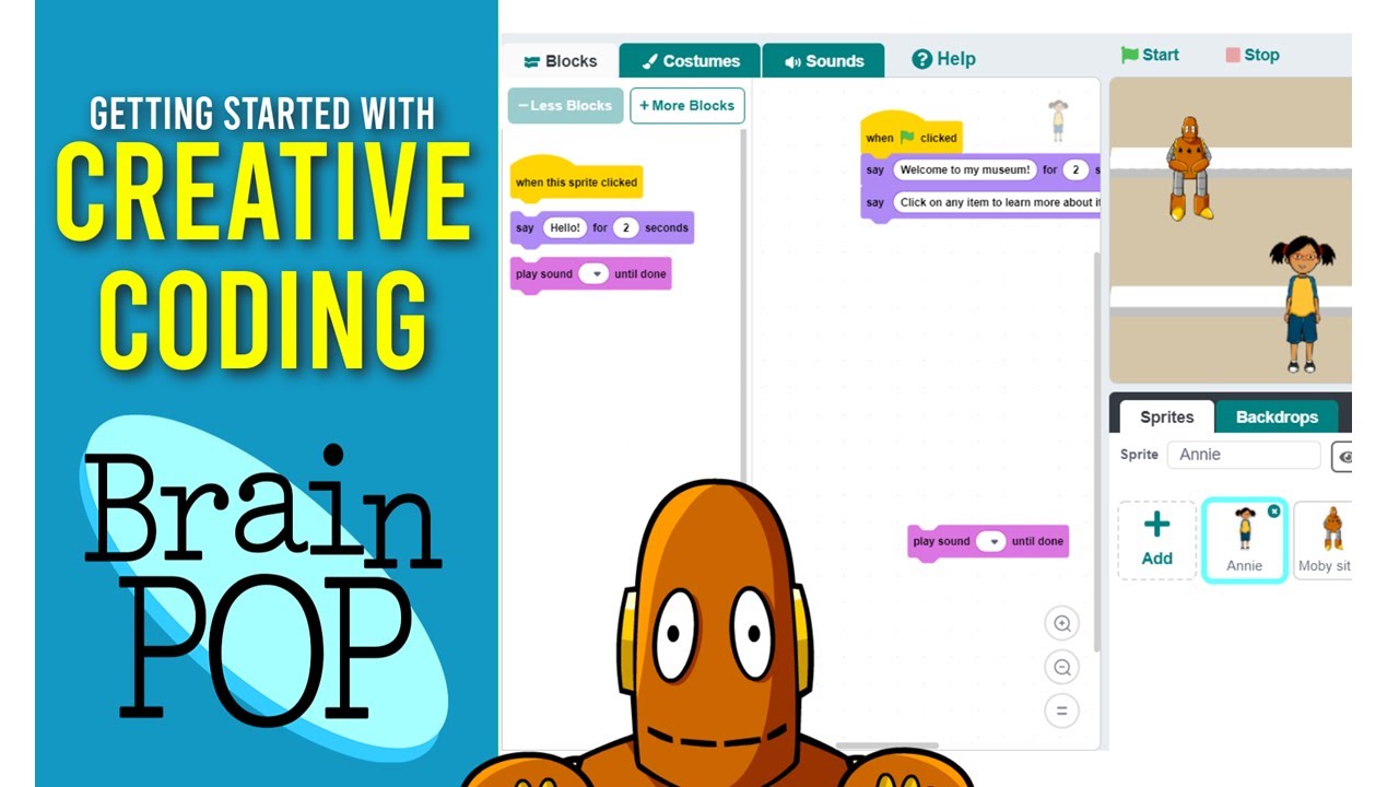 BrainPop:  Getting Started with Creative Coding - Digital Museum
