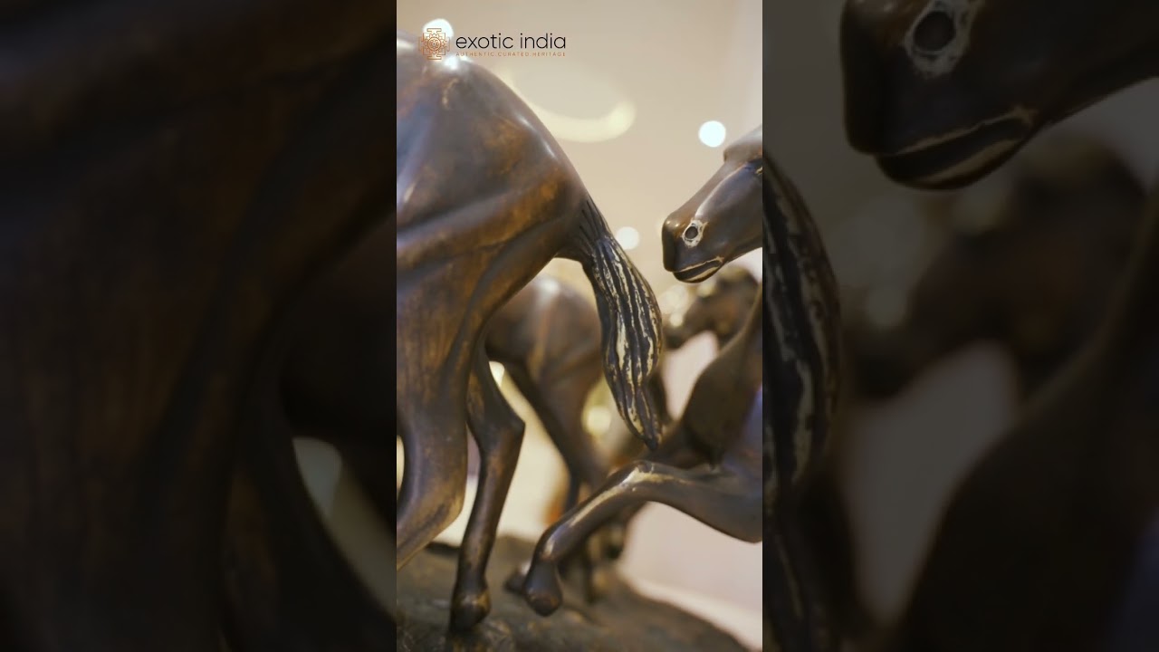 Large Seven Galloping Horses #homedecor #youtubeshorts