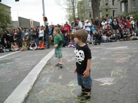 Anxiously awaiting the Parade!