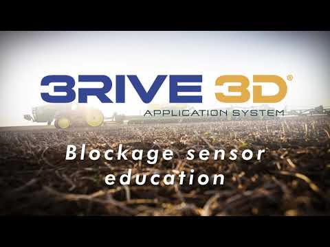 3RIVE 3D® Application System Troubleshooting: Blockage Sensor Education