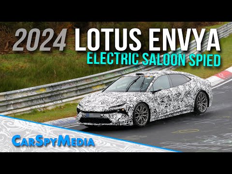 Lotus Envya Electric Sedan Hits the Road on Video, Sounds Like a Pricey ...