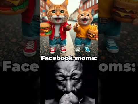 Facebook Moms Meme #shorts #cat #ai #facebook #mom #bully #unfunny #memes #donate #subscribe #music