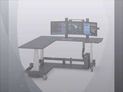 Ergonomic Standing PACS System Desks for Radiologist 772394
