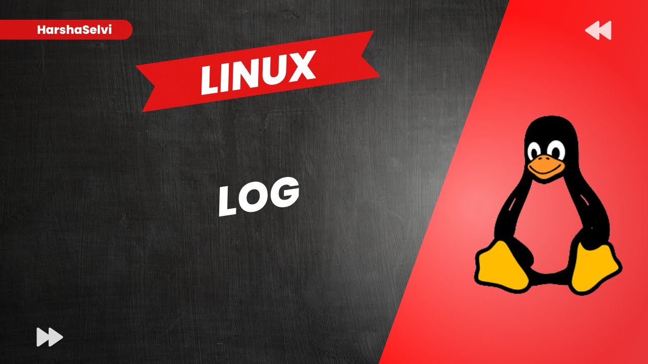 Linux Log | Tamil | HarshaSelvi