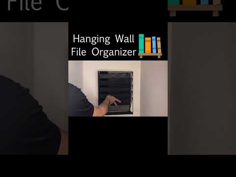 🗂️6 Tier Vertical Mount | Hanging Wall File Organizer | Product Features
