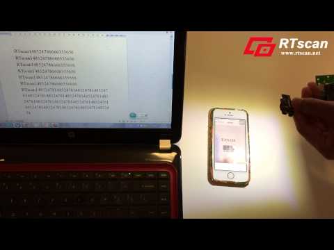 RT203 Barcode Scanner to Read QR code Datamatrix pdf417 Aztec From Mobile Phone