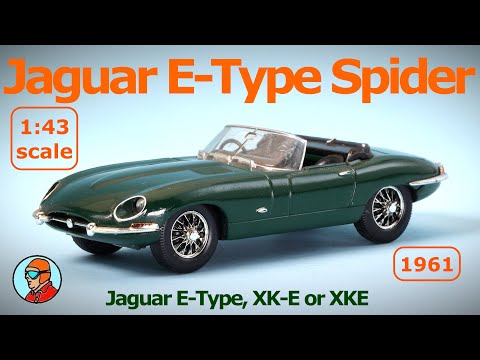Jaguar E-Type Spider - 1/43 Scale model car - DieCast & Cars