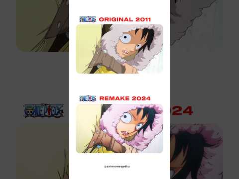 Onepiece fishman island arc OG Vs Remake Comparison #onepiece #fishmanisland #remake