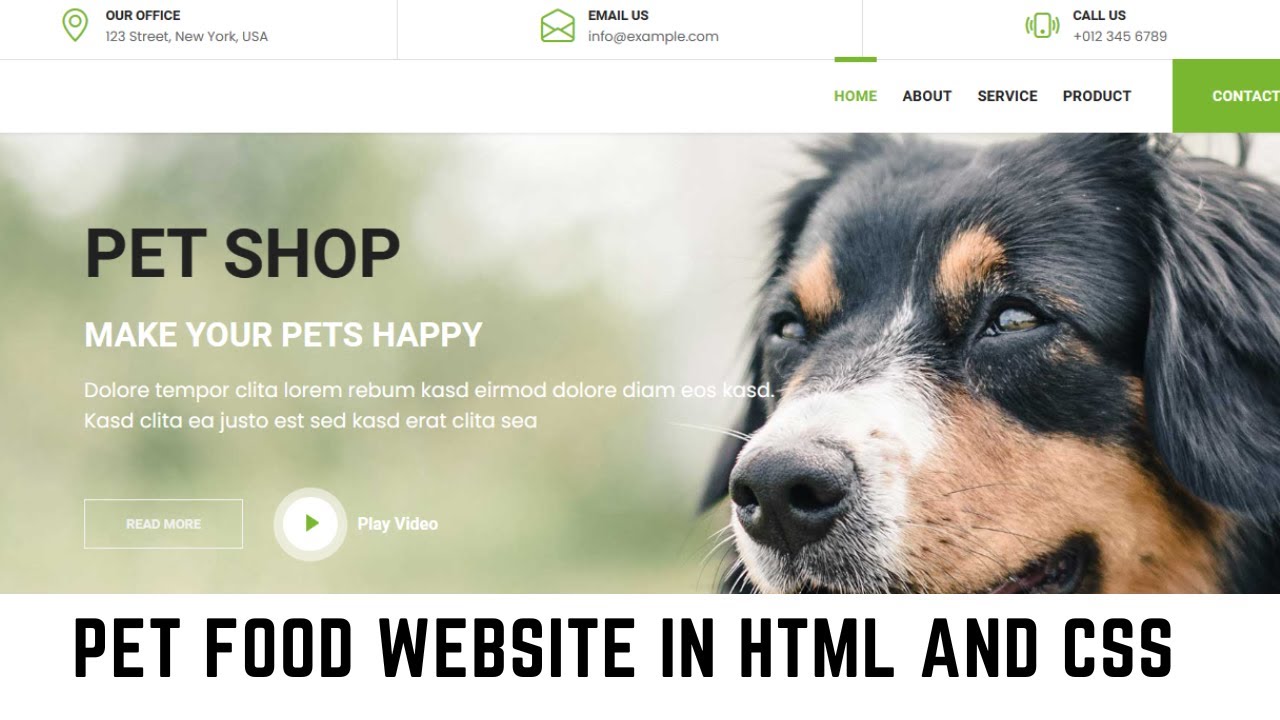 How to make a Ecommerce website in HTML CSS and BOOTSTRAP | Source code