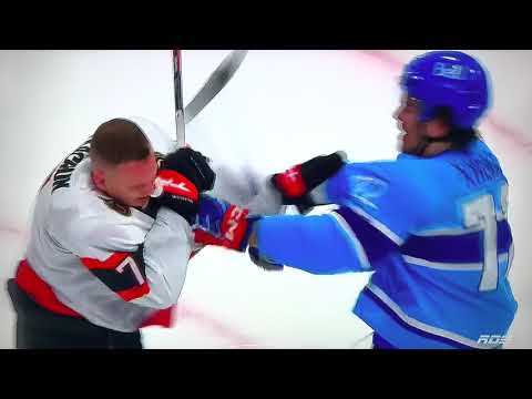 Brady Tkachuk doesn't want to drop the gloves with Arber Xhekaj