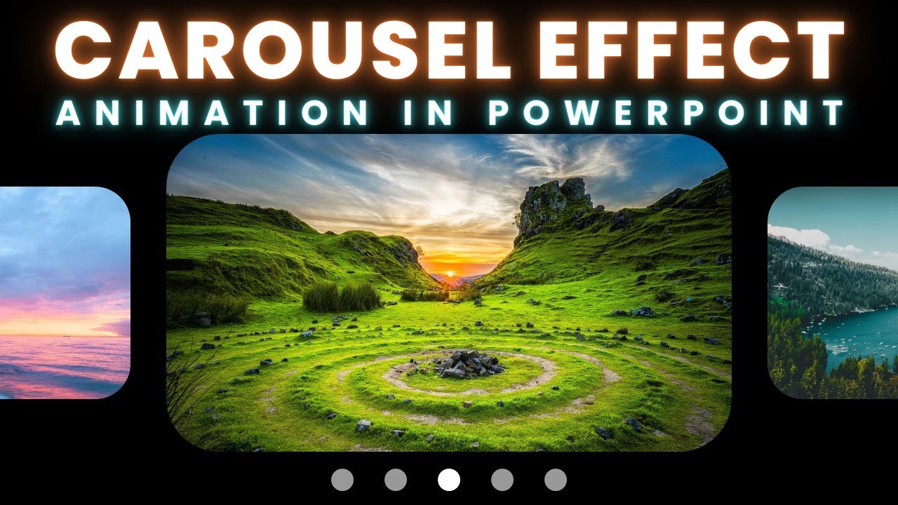 How to Create Carousel Effect Animation in PowerPoint | Step-by-Step Tutorial