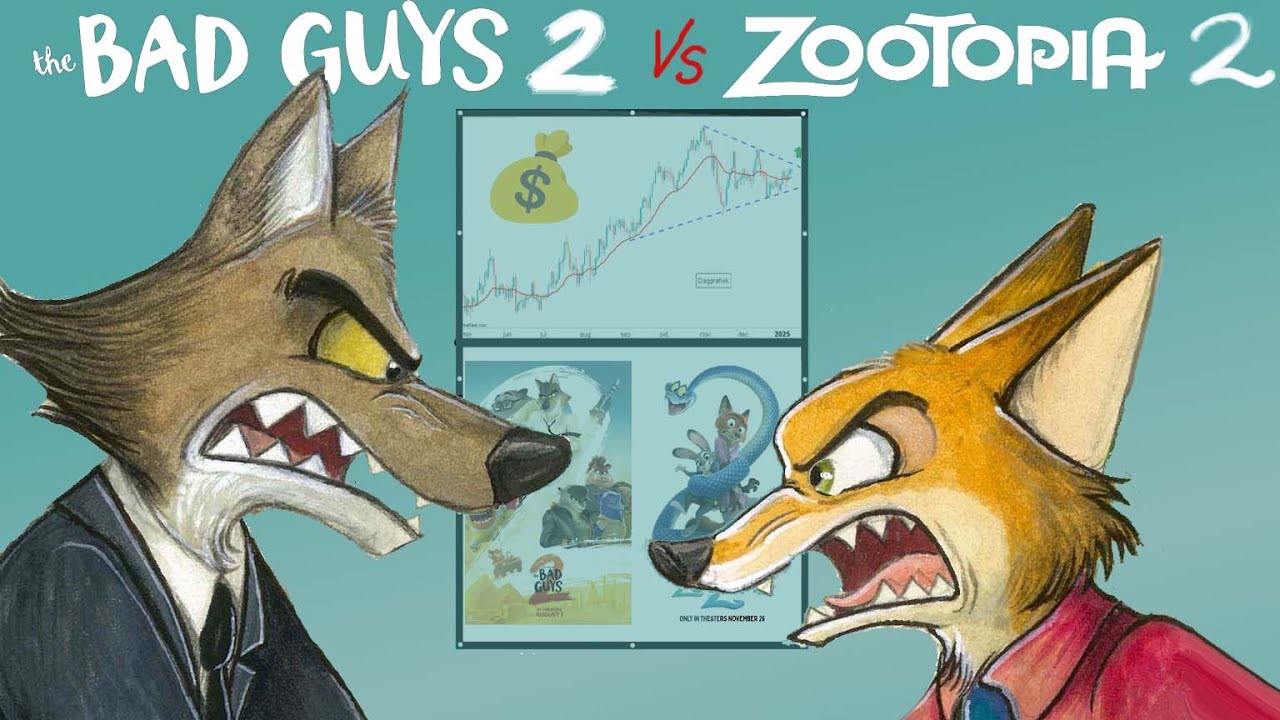 The Bad Guys 2 vs Zootopia 2 Office battle dub