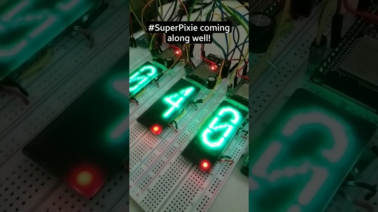 Simulated phosphor decay in slow motion! #electronics