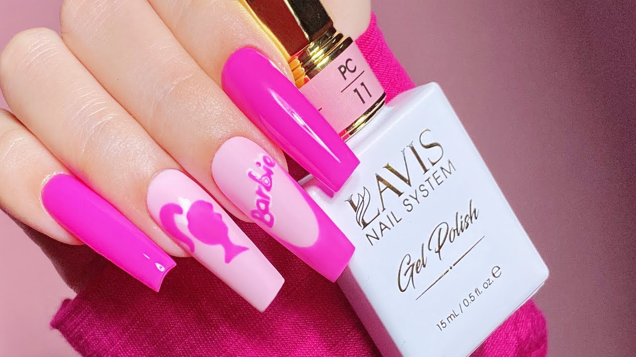 Super Gorgeous Barbie Nail Art Tutorial - Iconic Barbie Nail