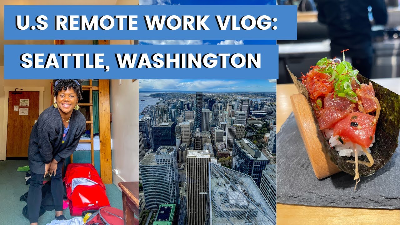 Remote (social) work diaries 🇺🇸: working remotely in seattle, washington, sushi, communion