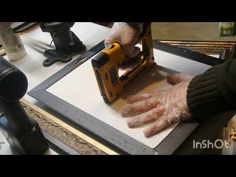 DIY Custom Framing Demo for Low Cost High Quality Frame Building