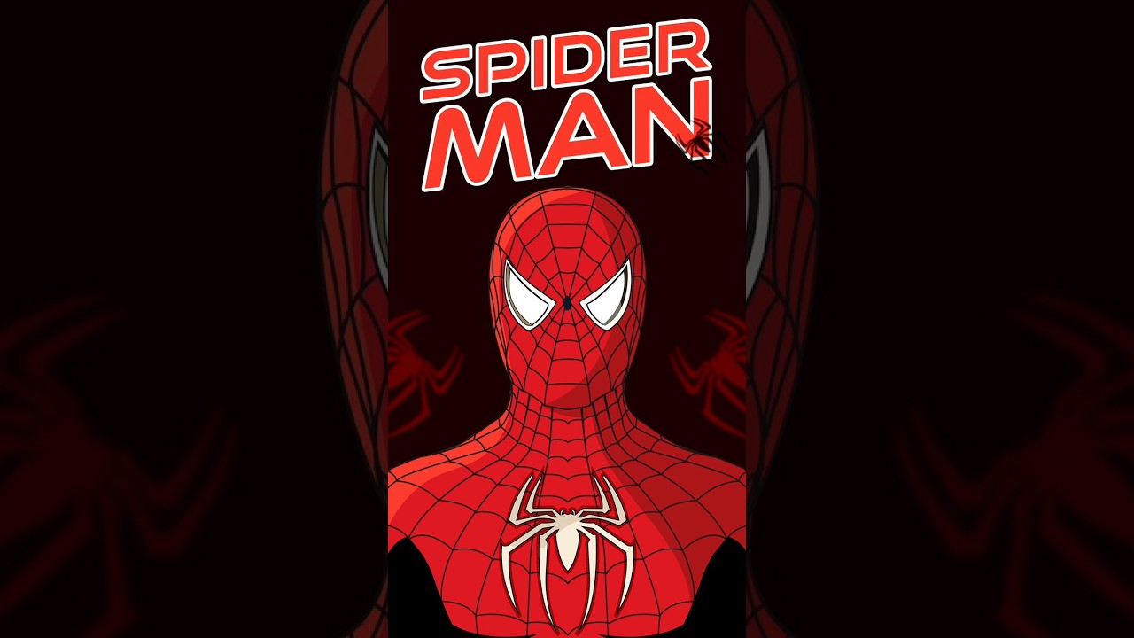 Spiderman Vector Portrait in Seconds! 🎨🔥 #shorts #marvel