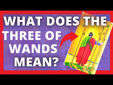 What Does The Three Of Wands Mean? #SHORTS