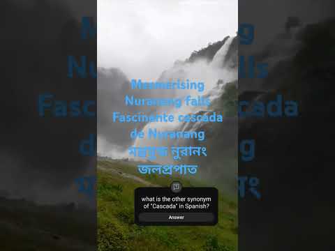 #Spanish vocab for waterfalls,Cascada,#জলপ্রপাত. Paradise found