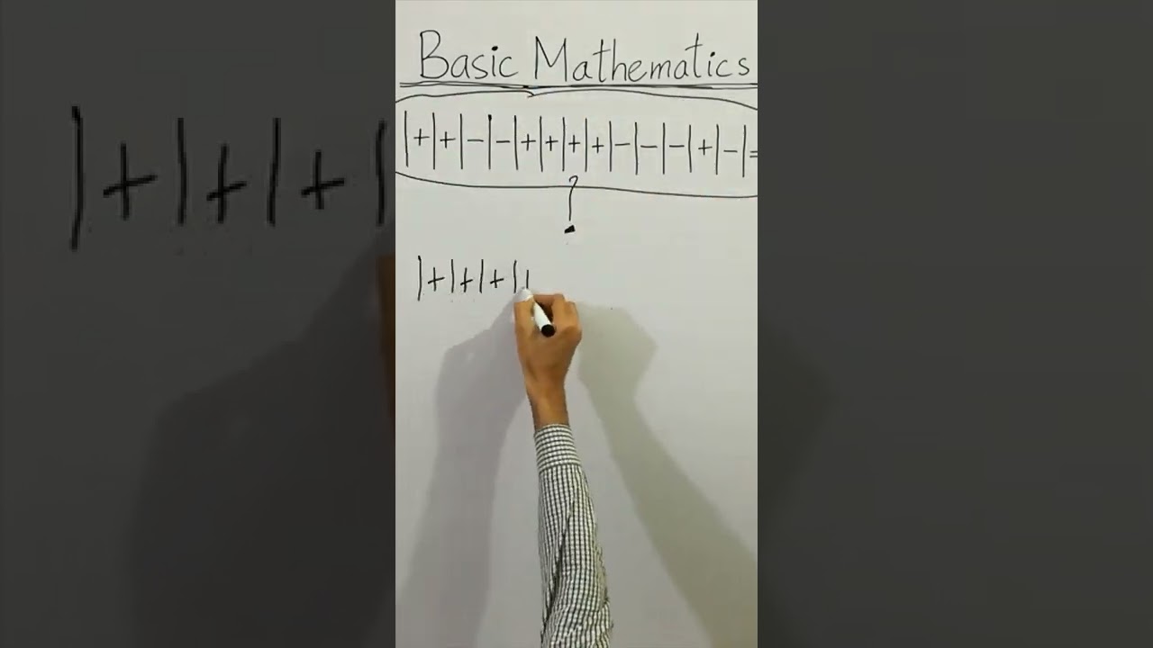 😳 CLEAN BASIC MATHEMATICS 1+1+1-1-1+1+1+1+1-1-1-1+1-1=? DARE TO SOLVE! #Shorts