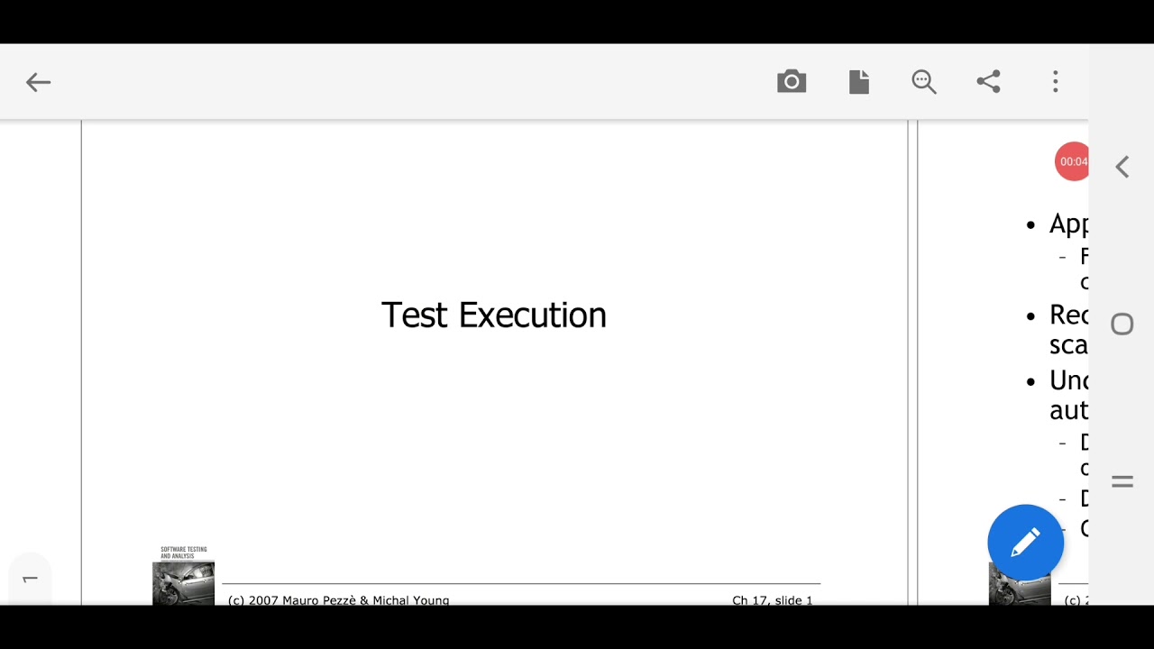 Software Testing Module 3 Test execution