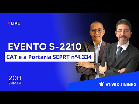 Evento S-2210 CAT e a Portaria SEPRT nº4.334 - SST no eSocial- Tudo que você precisa saber!