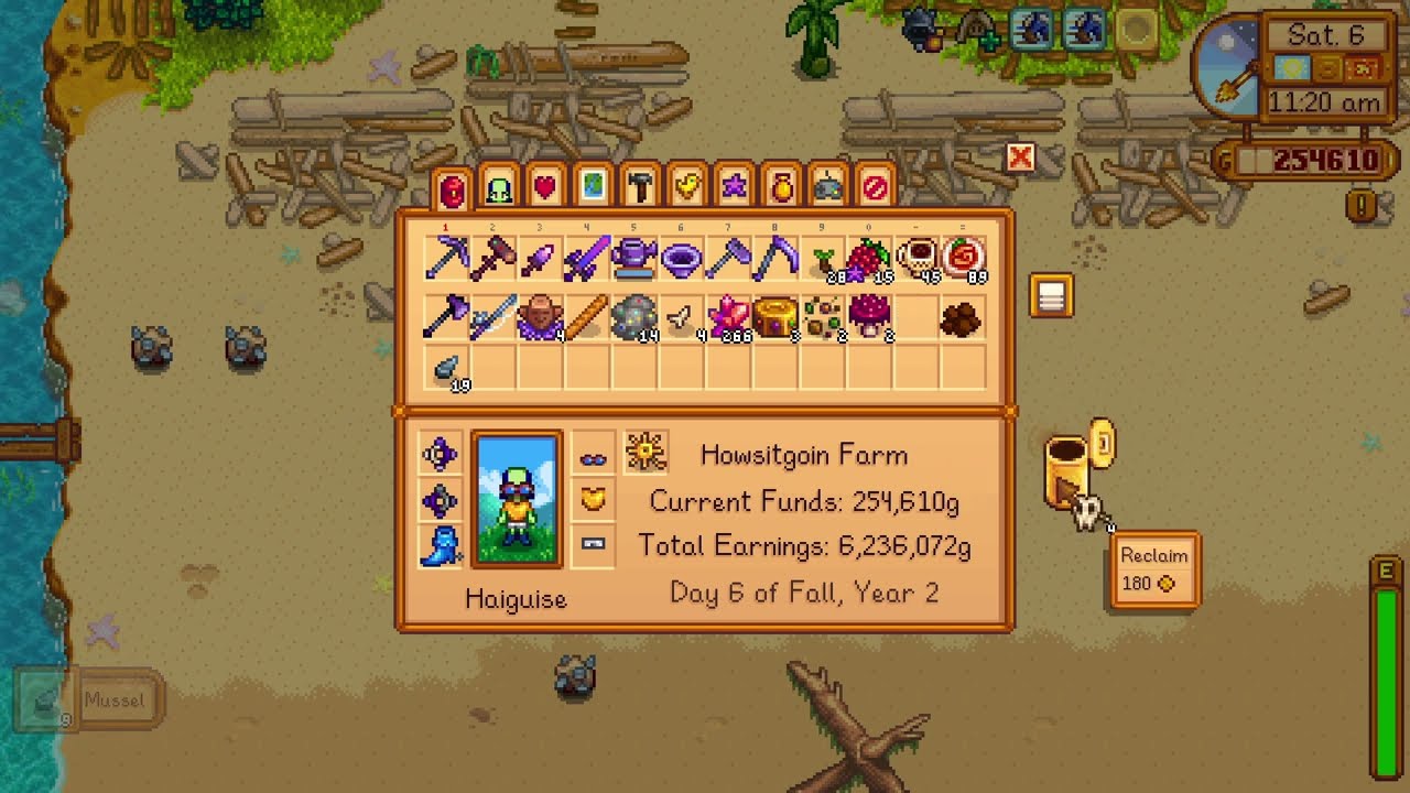 Upgrading Trash Can is different than tool upgrades - Stardew Valley 1.6