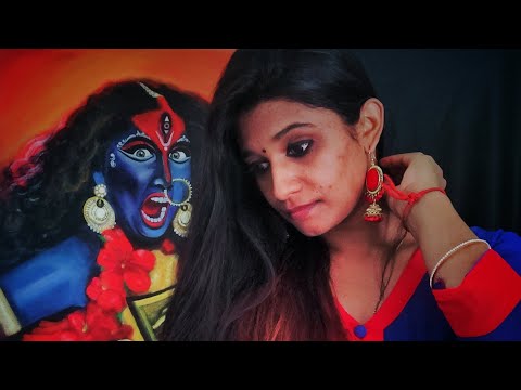 Maha Kali - The destroyer of Evil | Acrylic Painting | Reji's Golden Palette