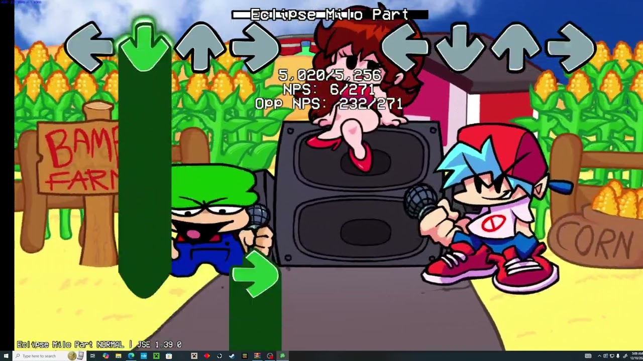 Friday Night Funkin-' Eclipse Milo's part