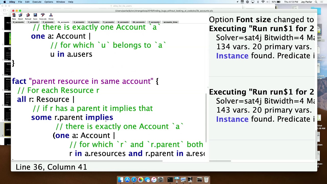 Alloy for TLA+ users - Jay Parlar
